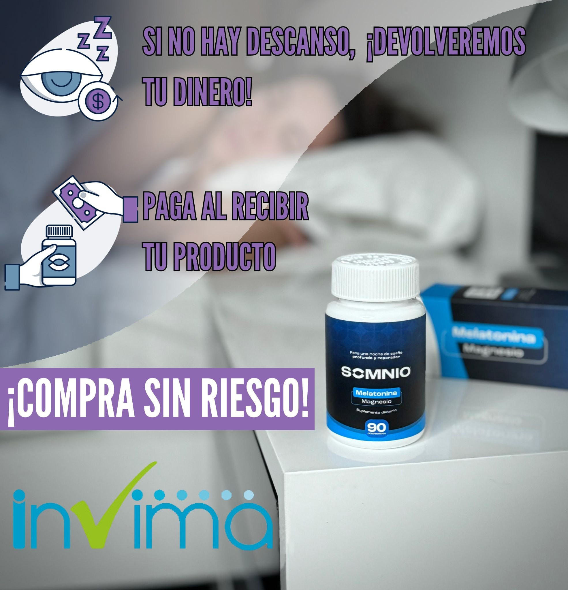 90 comprimidos de melatonina citrato de magnesio – My Store