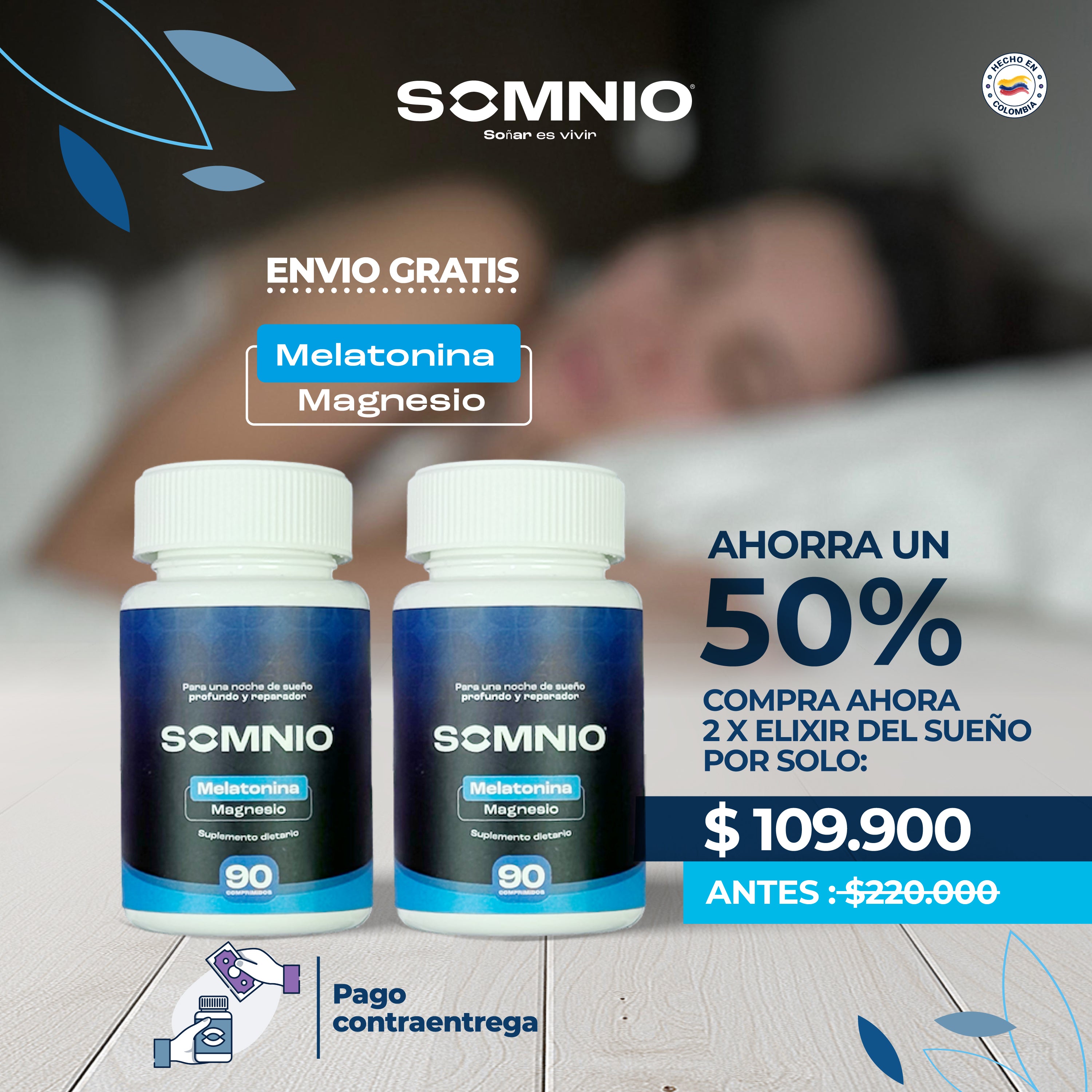 90 comprimidos de melatonina citrato de magnesio – My Store